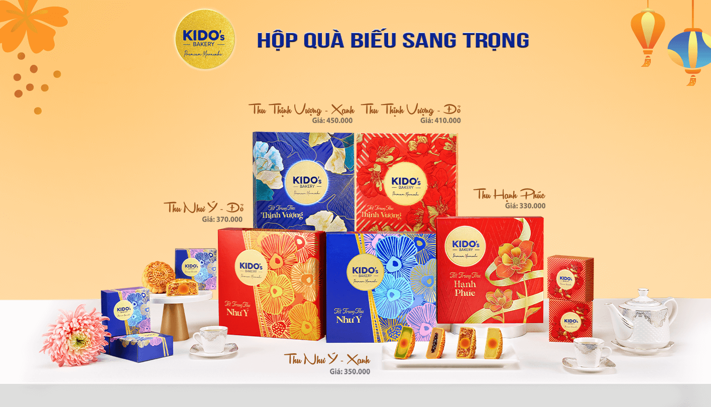 Sản phẩm tự chọn bánh trung thu KIDO